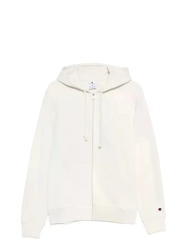 Champion Zip-up Hoodie - White