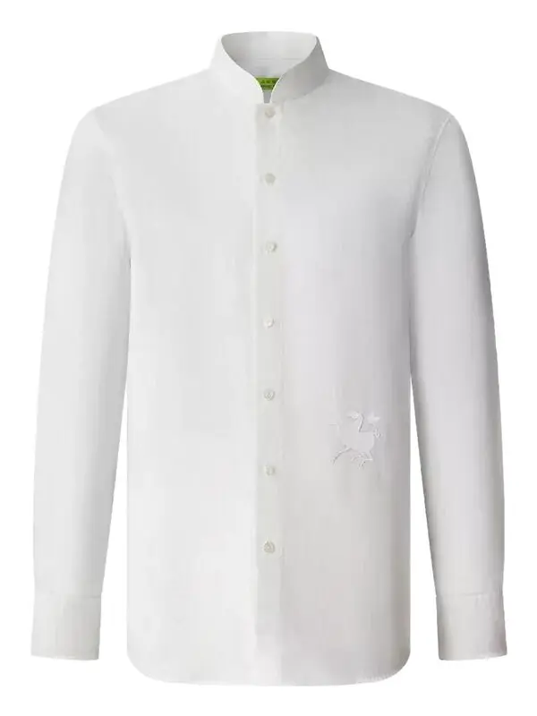 Shanghai Tang Horse-embroidered Shirt - White