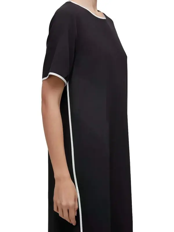 OSKLEN Bias-bound Midi Dress - Black