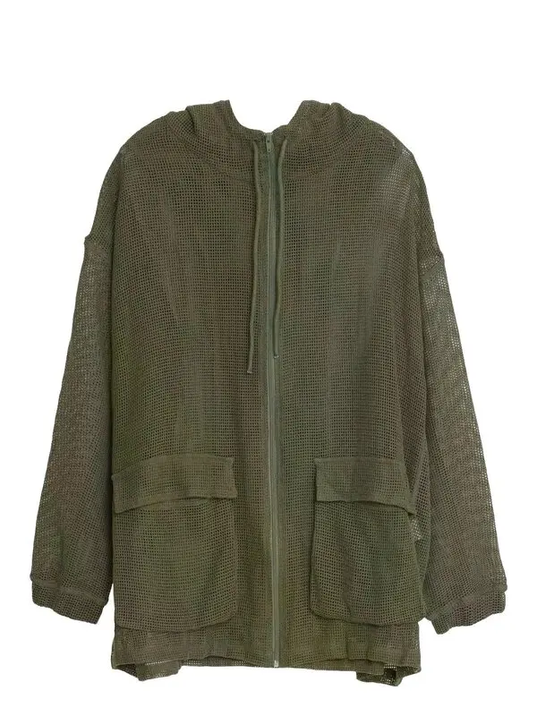 OSKLEN Mesh Parka Jacket - Green