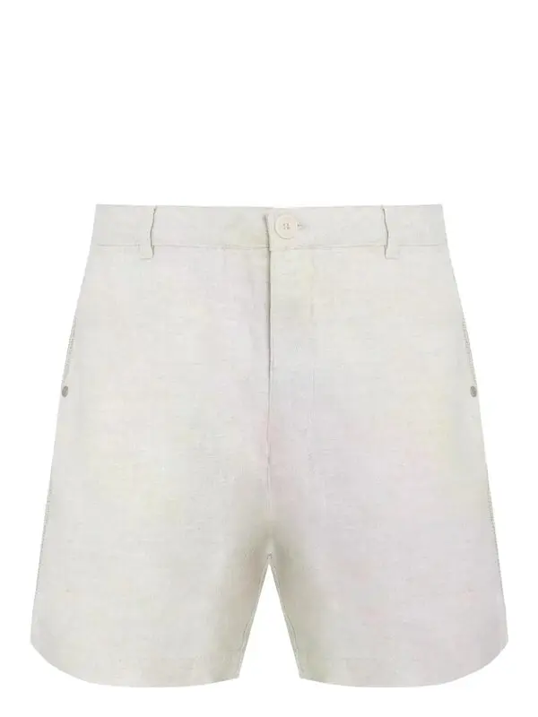 OSKLEN Linen Tailored Shorts - Neutrals