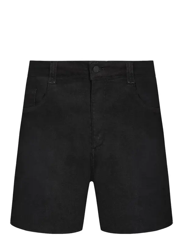 OSKLEN Raw Cut-hem Shorts - Black