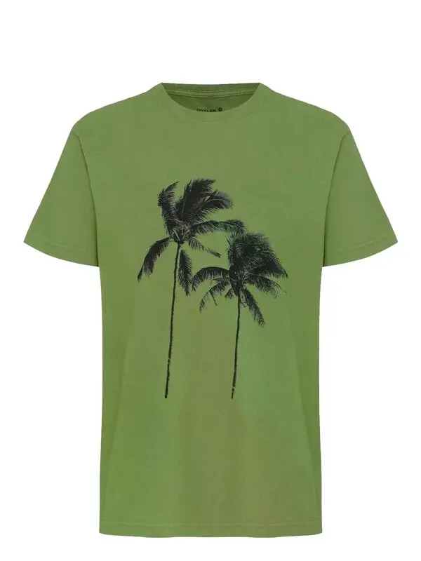 OSKLEN Stone Coqueiro T-shirt - Green