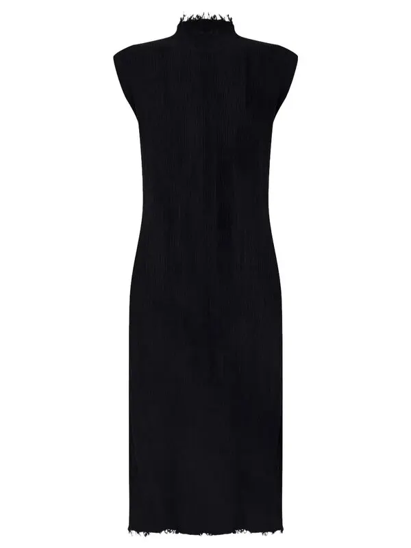 OSKLEN Frayed Dress - Black