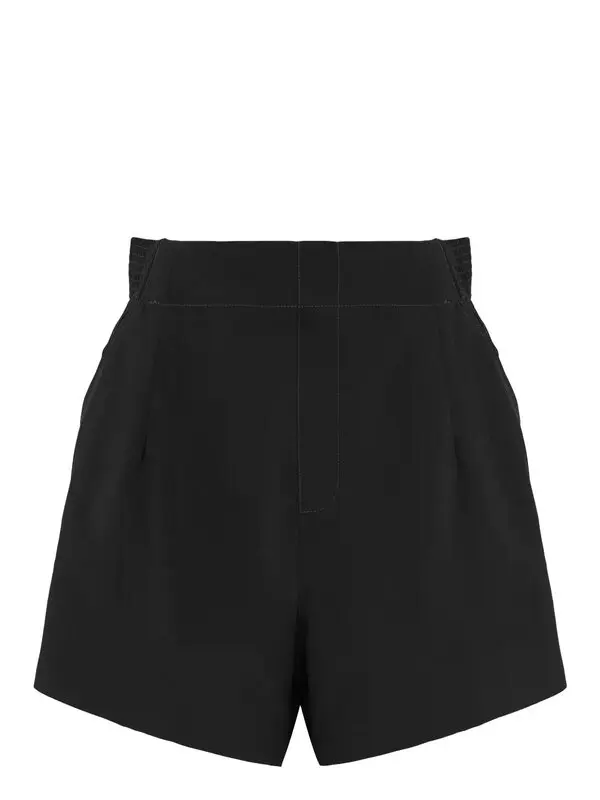 OSKLEN Poplin High-rise Shorts - Black
