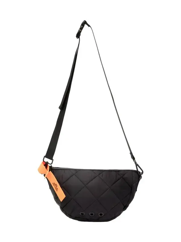 OSKLEN Diamond-quilted Shoulder Bag - Black
