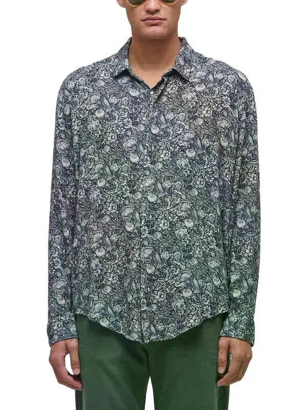 OSKLEN Floral-print Shirt - Grey
