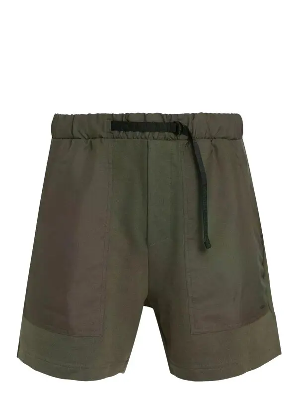 OSKLEN Panelled Bermuda Shorts - Green