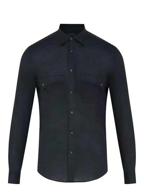 OSKLEN Studded Buttoned-up Shirt - Black