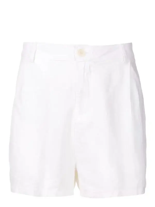 OSKLEN Pleat-detail Chino Shorts - White