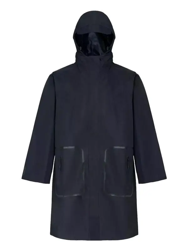 OSKLEN Hooded Raincoat - Black