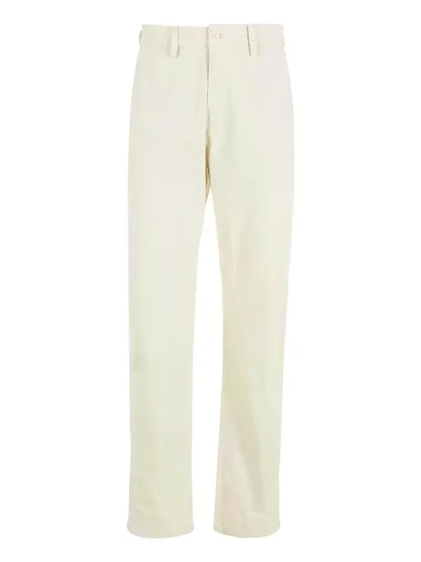 OSKLEN Mid-rise Stretch-cotton Trousers - Neutrals
