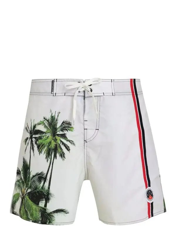 OSKLEN Surf Coqueiros Swimming Trunks - White