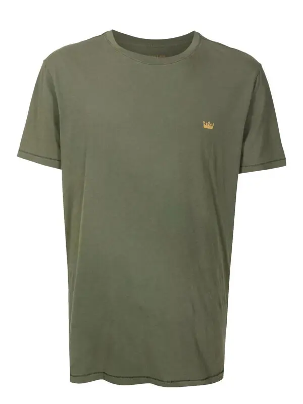 OSKLEN Logo-print Cotton T-shirt - Green