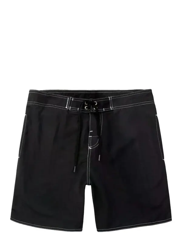 OSKLEN Contrast-stitching Shorts - Black