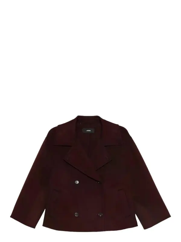 ARMA Manila Double-breasted Wool Jacket - Red