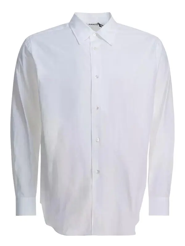 Auralee Long-sleeve Cotton Shirt - White