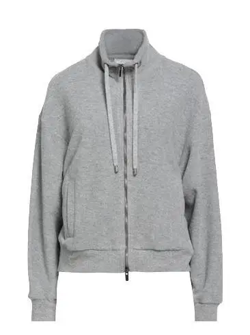 Peserico Cotton, Wool, And Cashmere Blend Sweatshirt - Grey