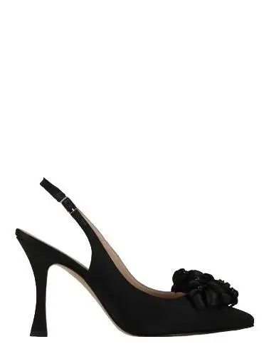 Malìparmi Textile Slingback Pumps - Black