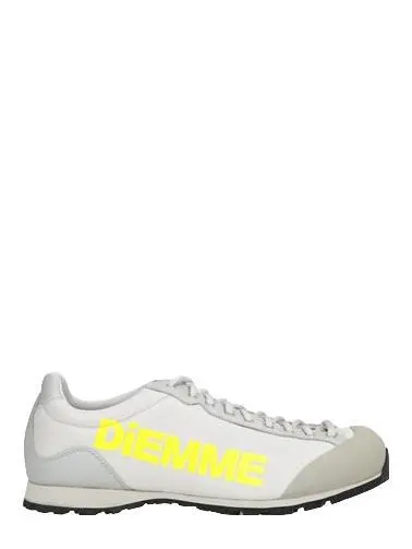 Diemme Low-top Sneakers With Metallic Trim And Printed Logo - Grey