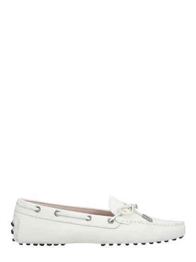 TOD'S Loafers In Leather - White