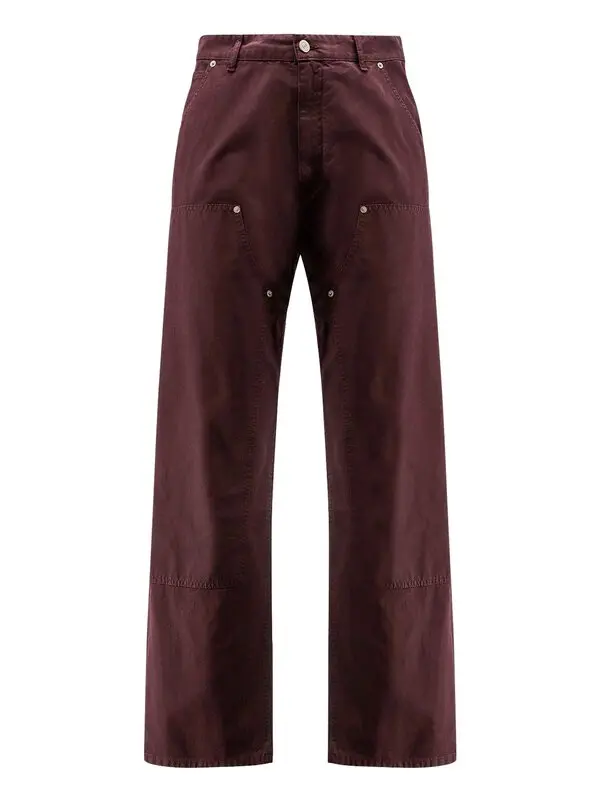 MAISON MARGIELA Denim Trousers - Red
