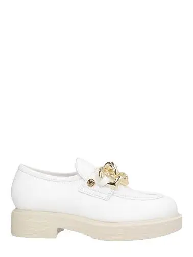 Moschino Leather Loafers - White