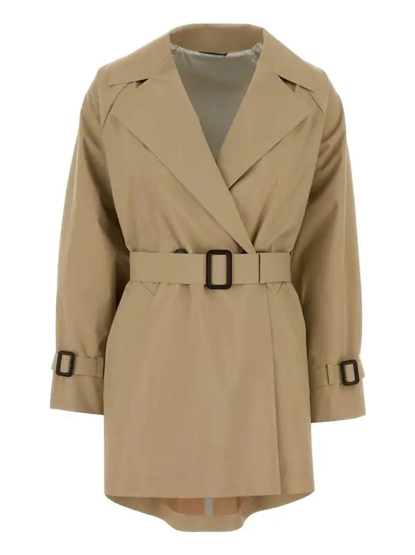 Max Mara Dovatta Trench Coat - Beige O Tan