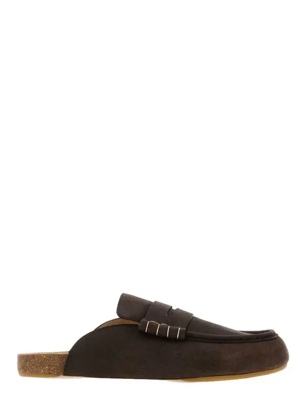 JW Anderson Stitch Slippers - Brown