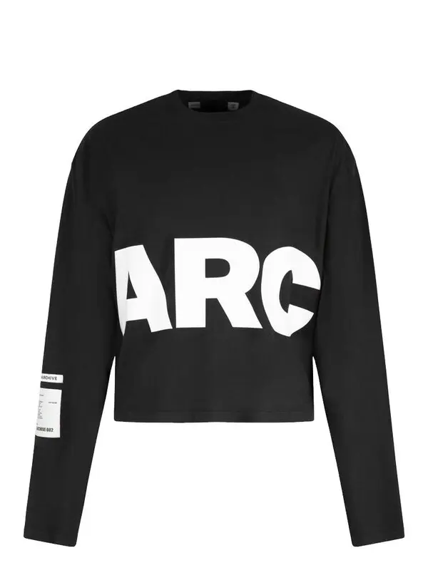 B1 ARCHIVE Long Sleeve Cotton T-shirt - Black