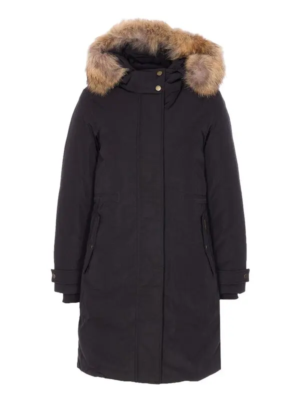 Woolrich Grace Fur Parka - Black