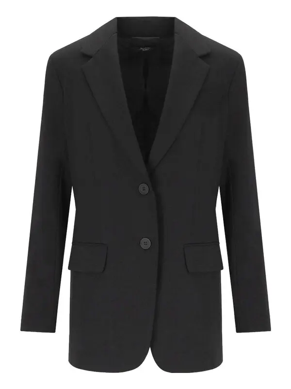Max Mara Messina Single-breasted Blazer - Black