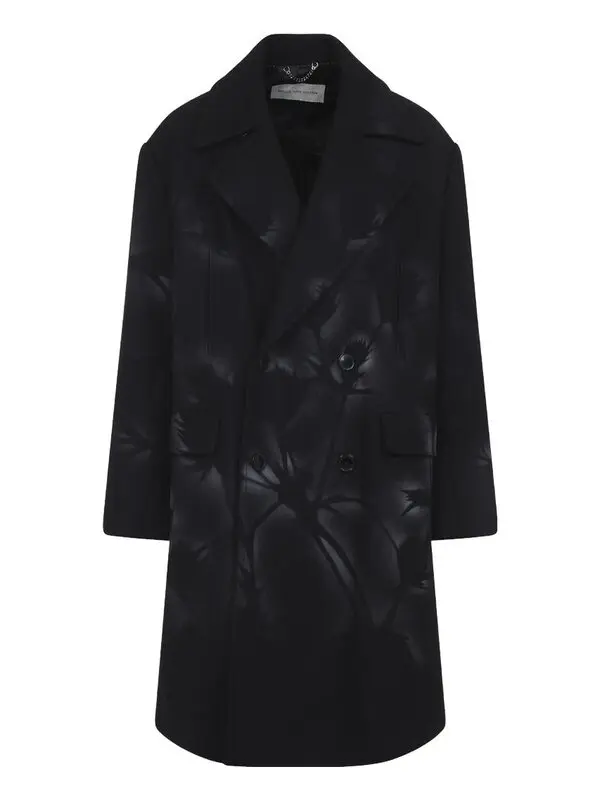 Dries Van Noten Wool Racos Coat - Black