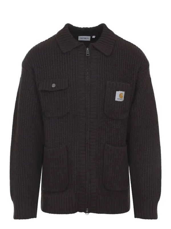 Carhartt Work In Progress Chrone Knit Jacket - Brown