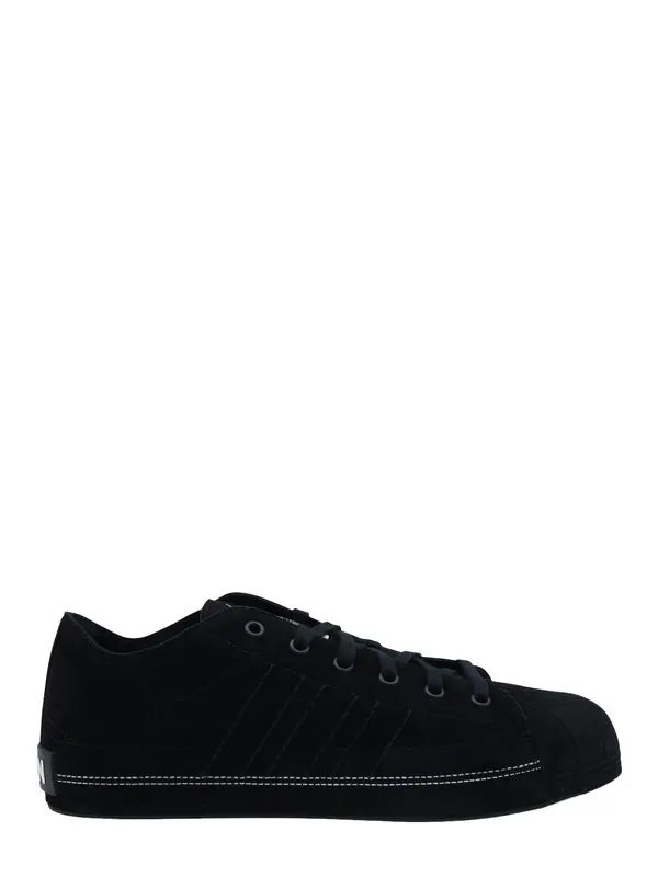 Adidas Leather Nizzastar Lo Sneakers - Black