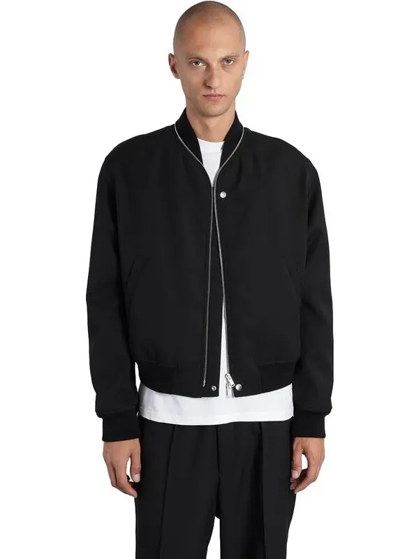 JIL SANDER Blouson 05 Bomber Jacket - Black