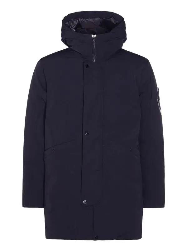 Stone Island Down Jacket - Blue