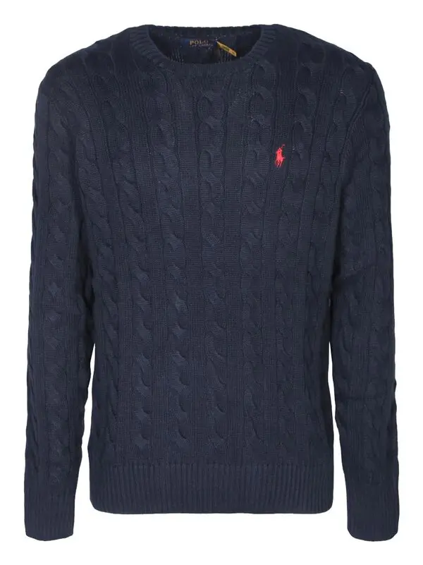 Polo Ralph Lauren Cable-knit Cotton Sweater - Blue