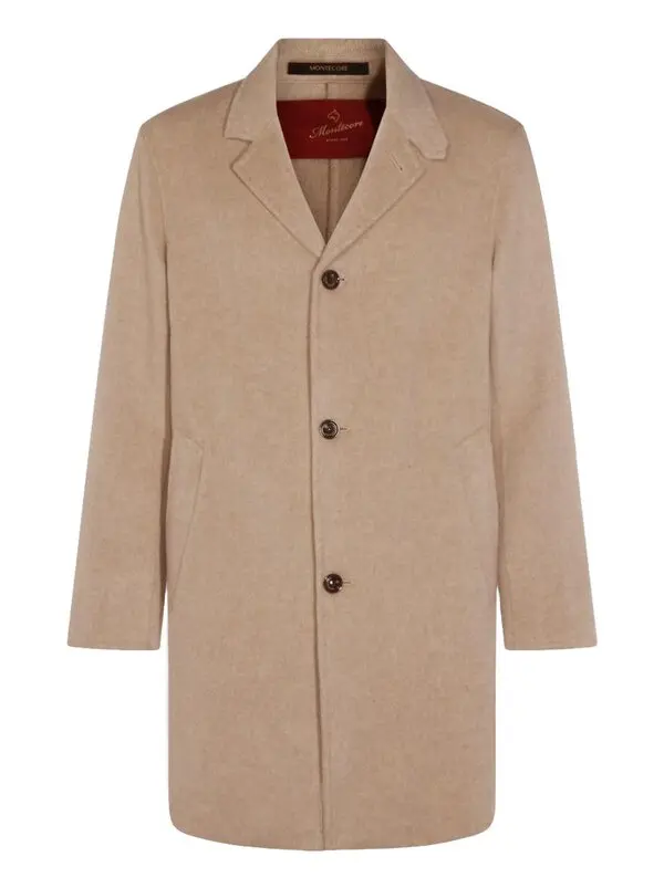 MONTECORE Cashmere Coat - Beige