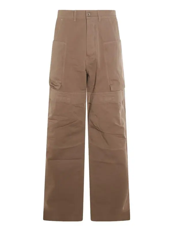 Rick Owens Cotton Stefan Cargo Pants - Dirty Pearl