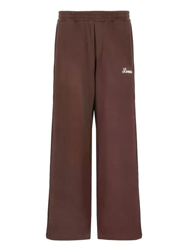 LANEUS Elastic-waistband Track Pants - Brown