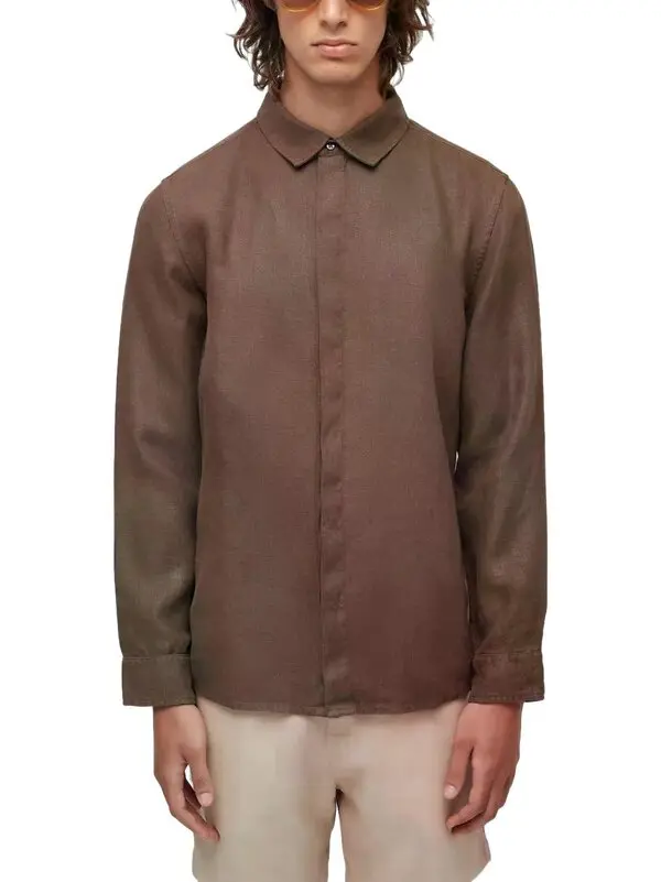 OSKLEN Linen Shirt - Brown