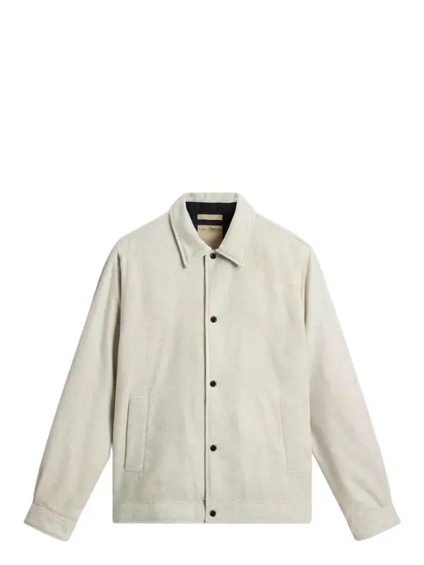 Woolrich Wool Buttoned Shirt Jacket - Neutrals