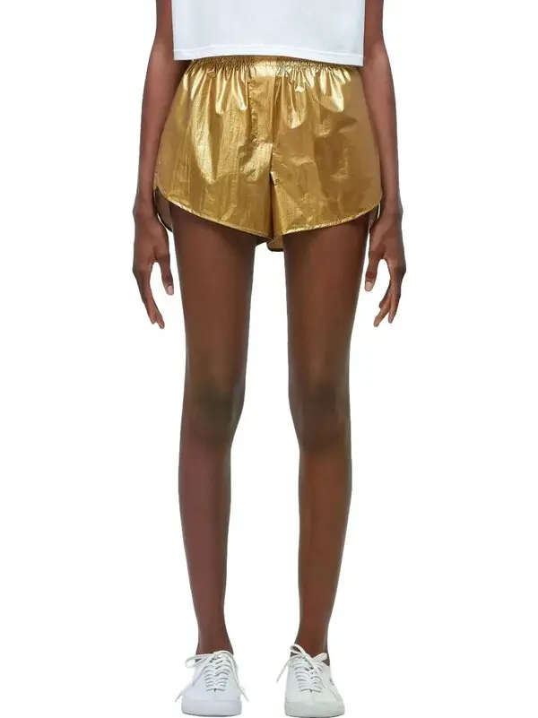 OSKLEN Metallic Shorts - Gold