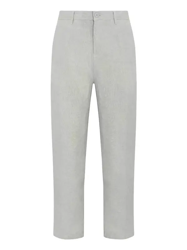 OSKLEN Linen Tapered Trousers - White