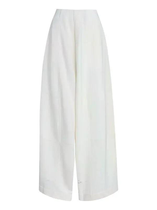 OSKLEN Frayed Trousers - White