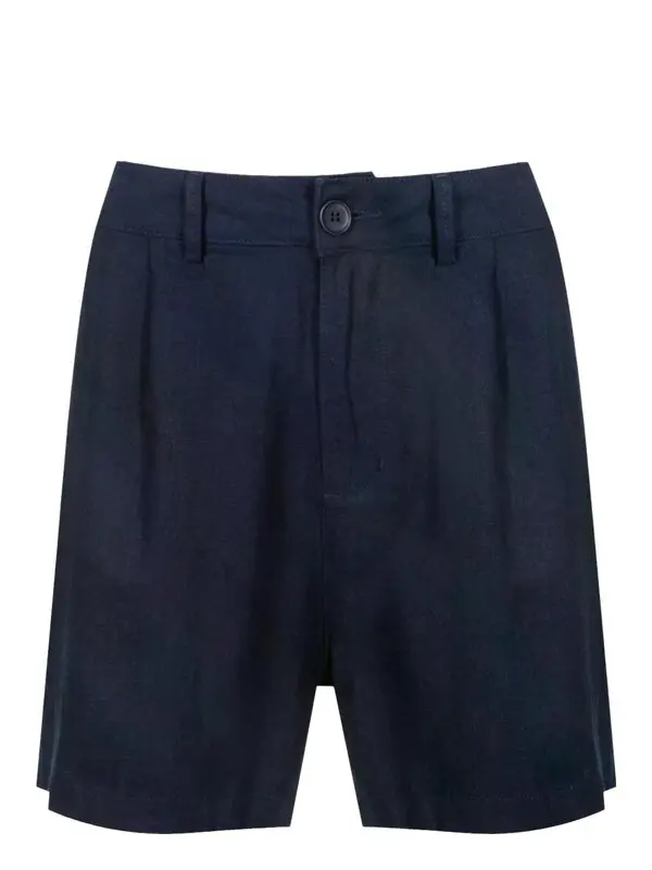 OSKLEN Pleat-detail Chino Shorts - Blue