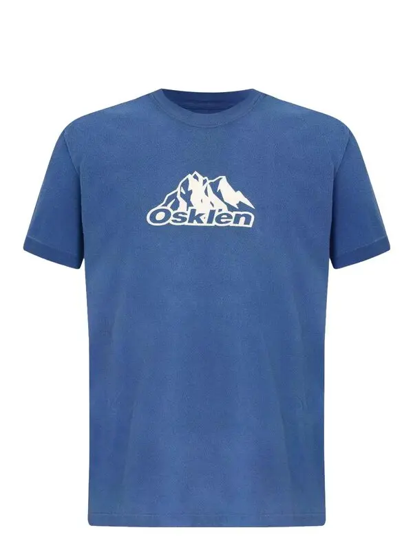 OSKLEN Mountain Graphic-print T-shirt - Blue