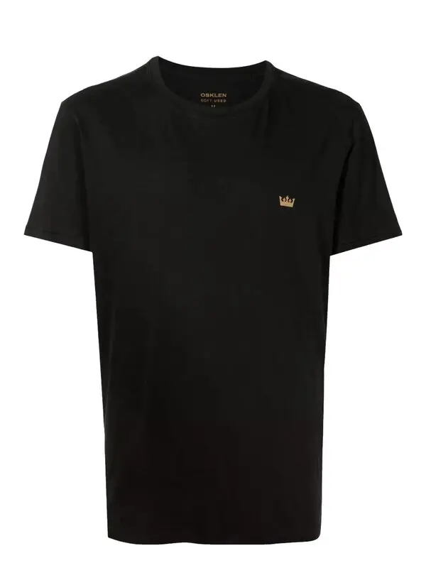 OSKLEN Logo-print Cotton T-shirt - Black