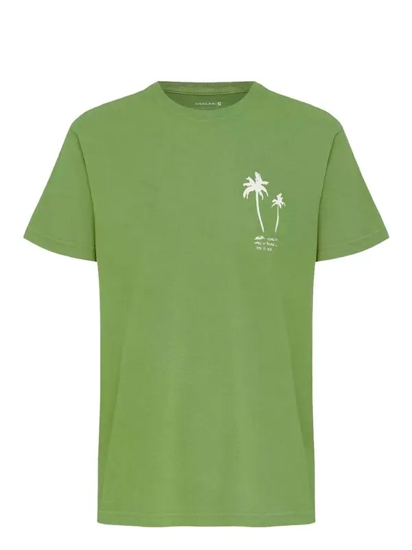 OSKLEN Stone Palm T-shirt - Green